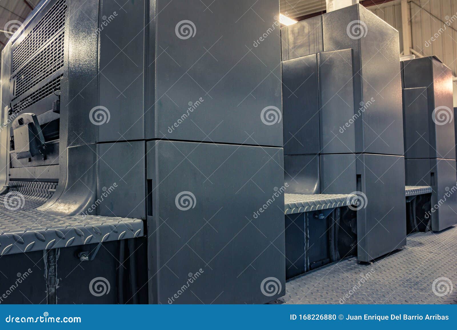 External Structure of a 70/100 Offset Printing System Machine Stock ...
