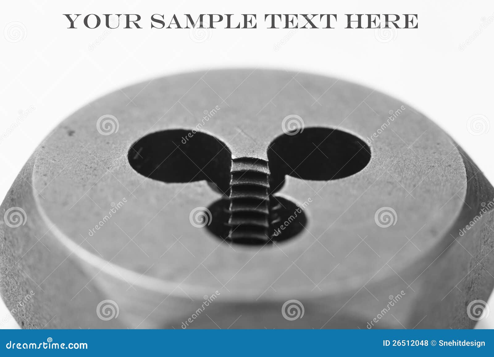 External tap stock photo. Image of engineer, hole, cutting - 26512048