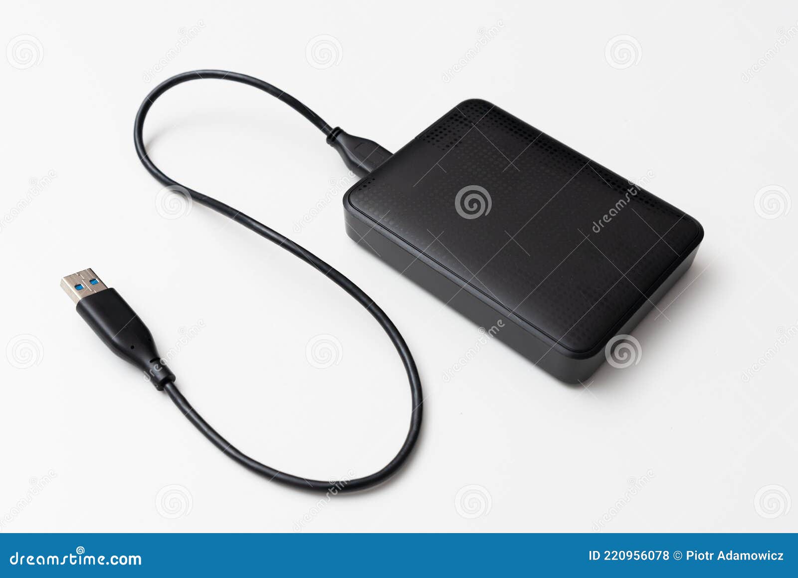 External USB Disk, Hard Disk Drive, Storage Device Stock Photo - Image ...