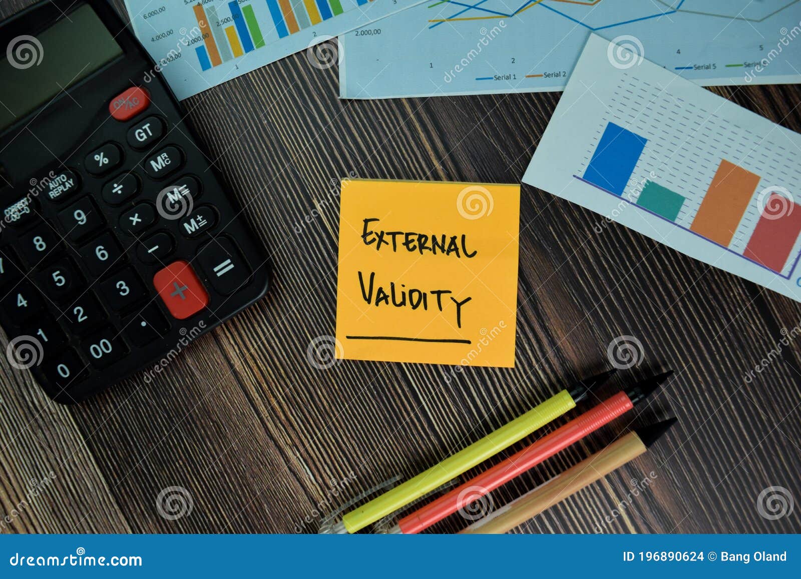 External Validity Write On Sticky Notes Isolated On Office Desk Stock ...