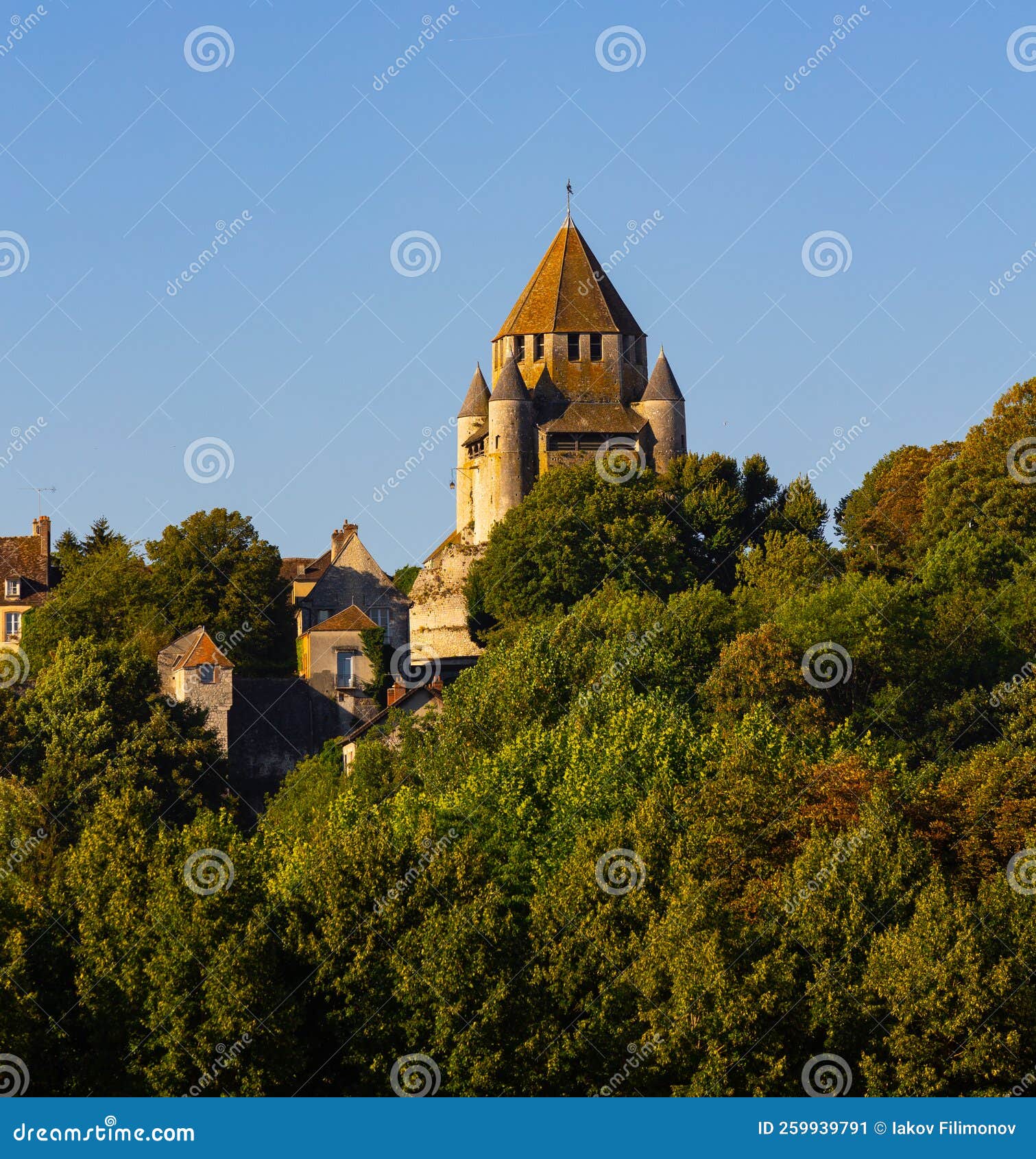 External View of Caesar Tower in Provins Stock Image - Image of france ...