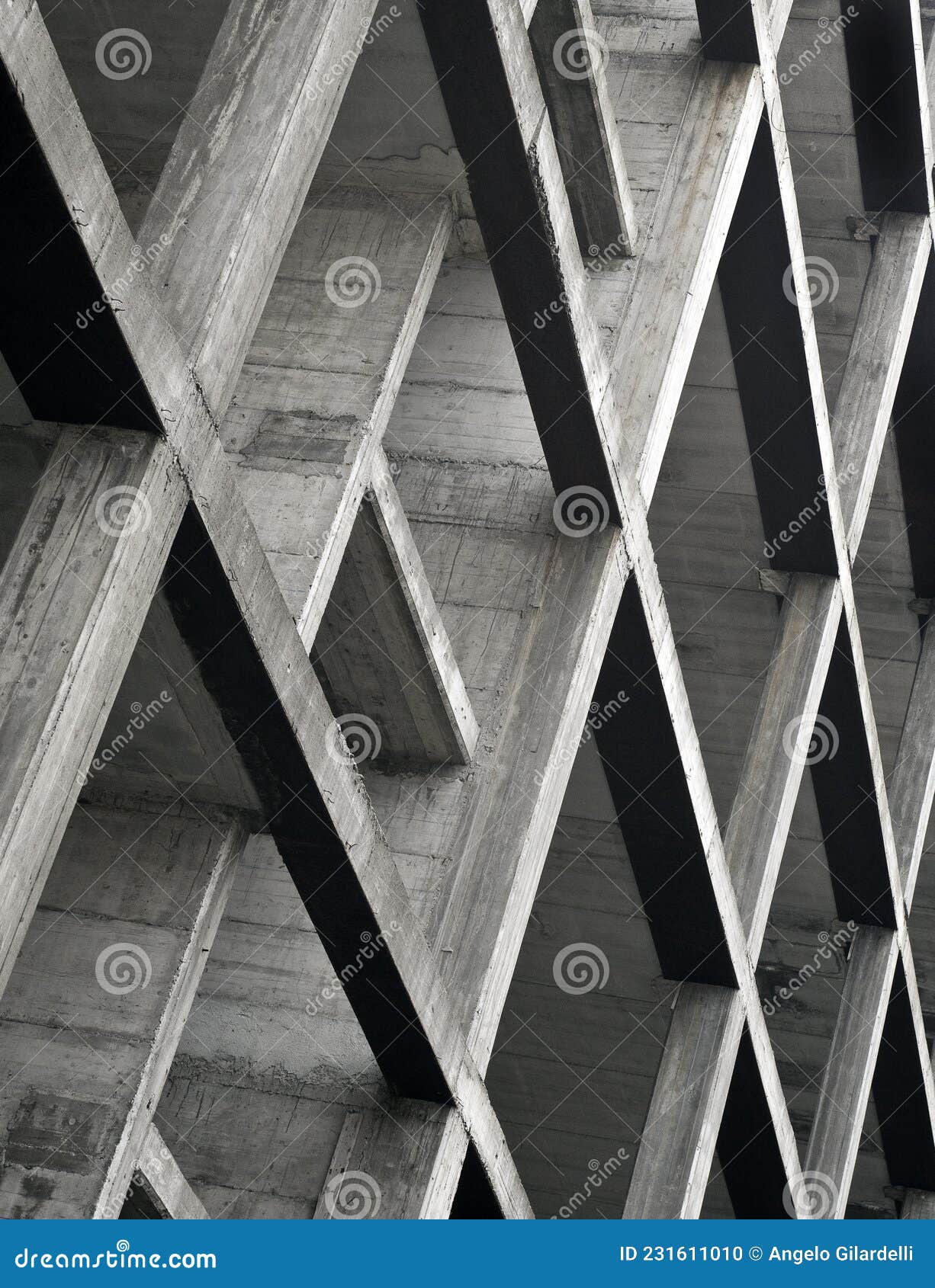 External View of Concrete Building Structure Under Construction Stock ...