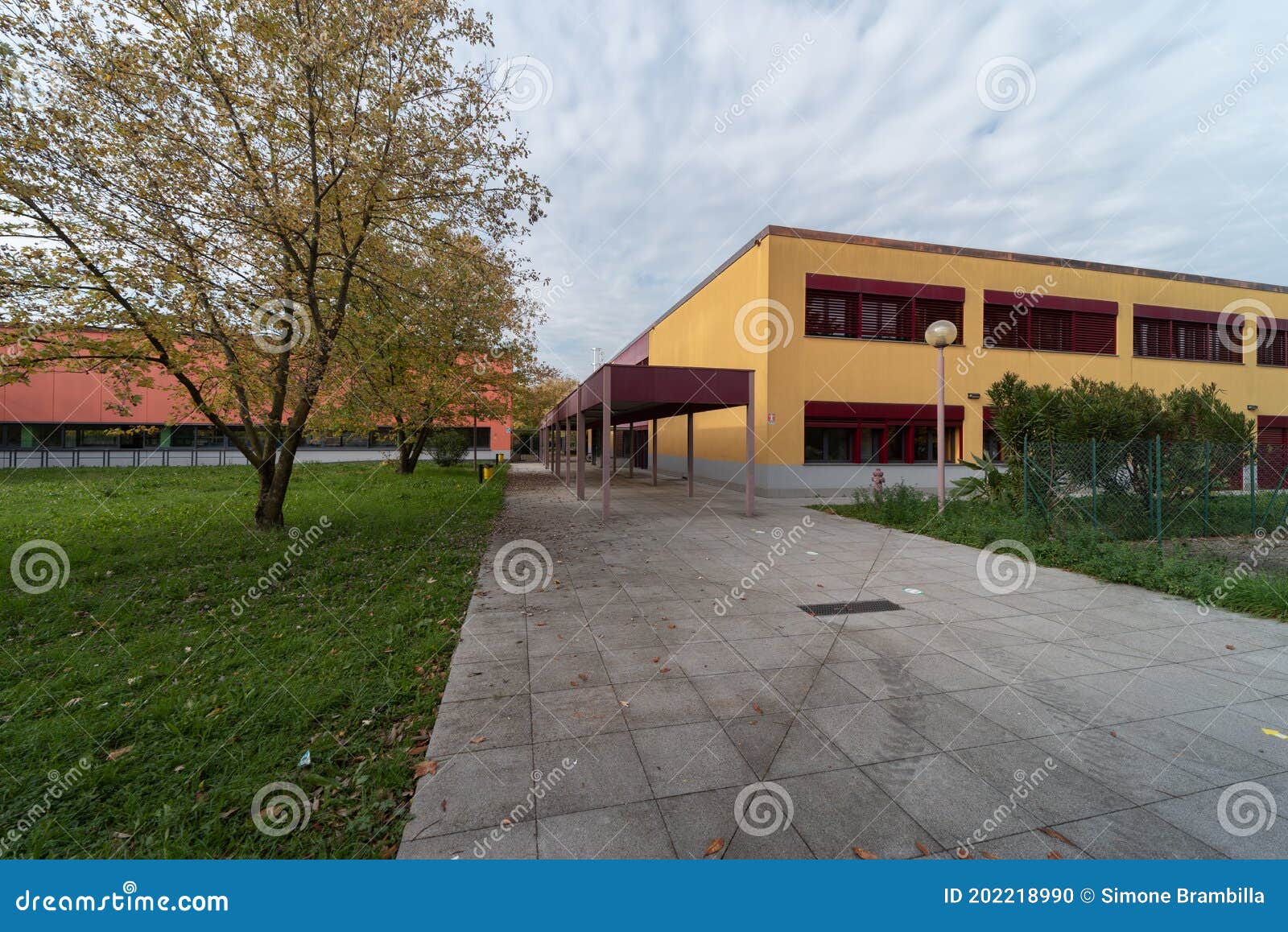 External view of school stock photo. Image of exterior - 202218990