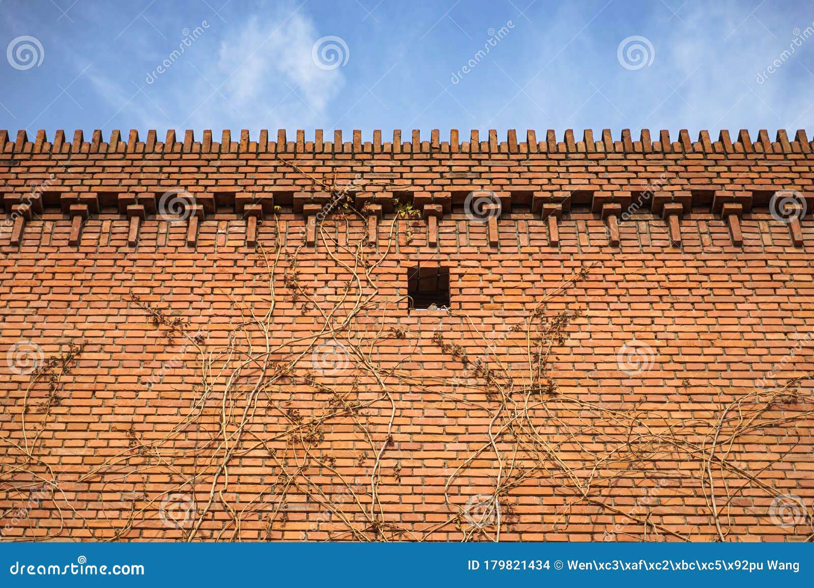 External Wall of Beijing Red Brick Art Museum Stock Photo - Image of ...
