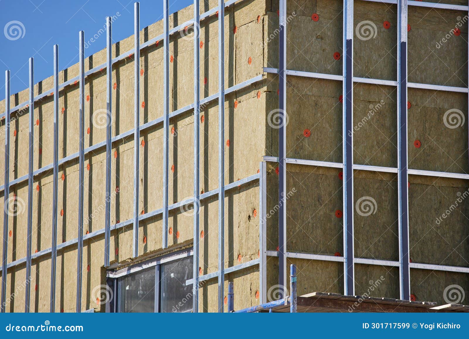 External Wall Insulation, House Wall Heat Insulation with Mineral Wool ...
