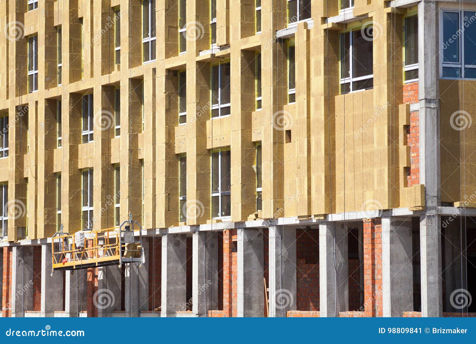 Energy Efficiency House Wall Renovation for Energy Saving. Exterior ...