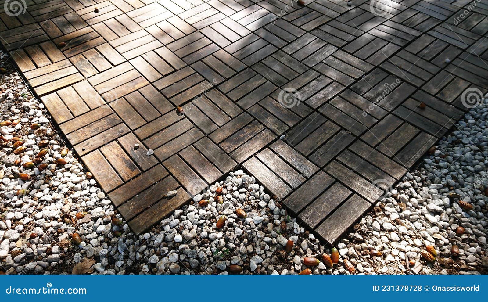 External Wood Flooring stock photo. Image of external - 231378728