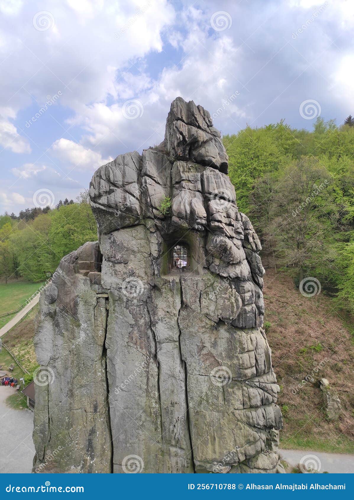 Externstein Rocks from Above Stock Photo - Image of wilderness, ridge ...