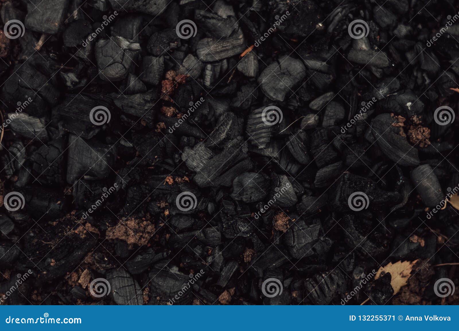 Extinct coal of wood stock image. Image of extinct, brown - 132255371