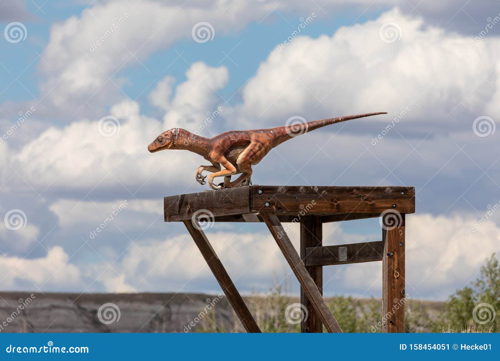 An extinct Raptor Dinosaur stock image. Image of raptor - 158454051