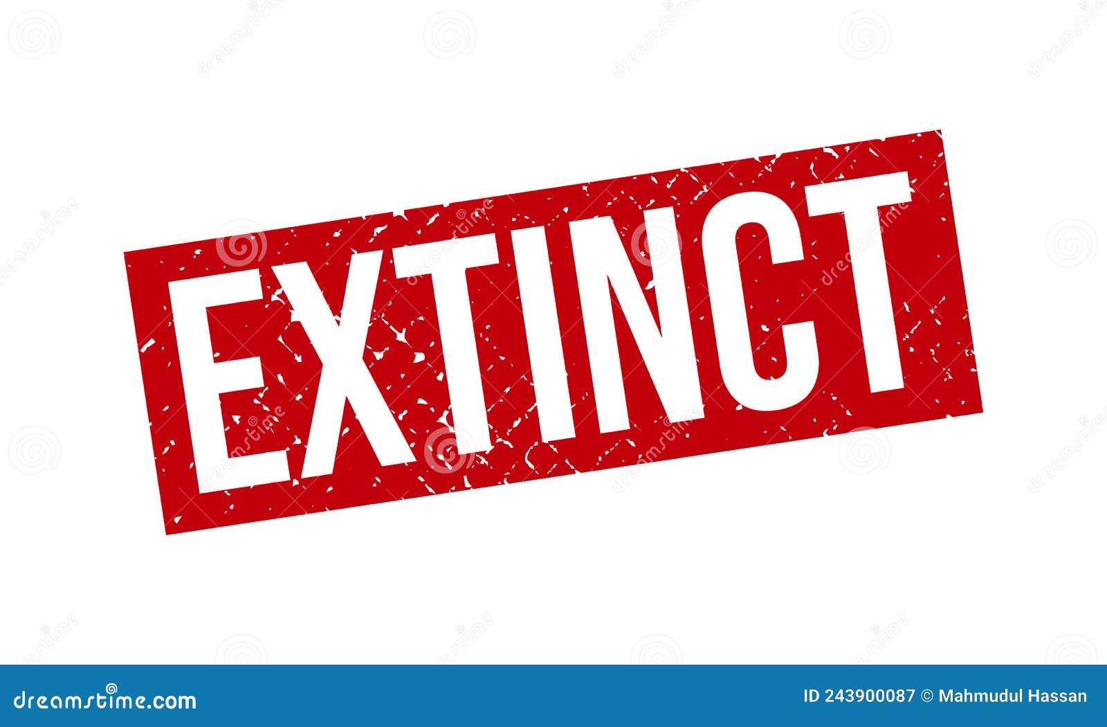 Extinct Red Stamp Royalty-Free Stock Photo | CartoonDealer.com #103099305