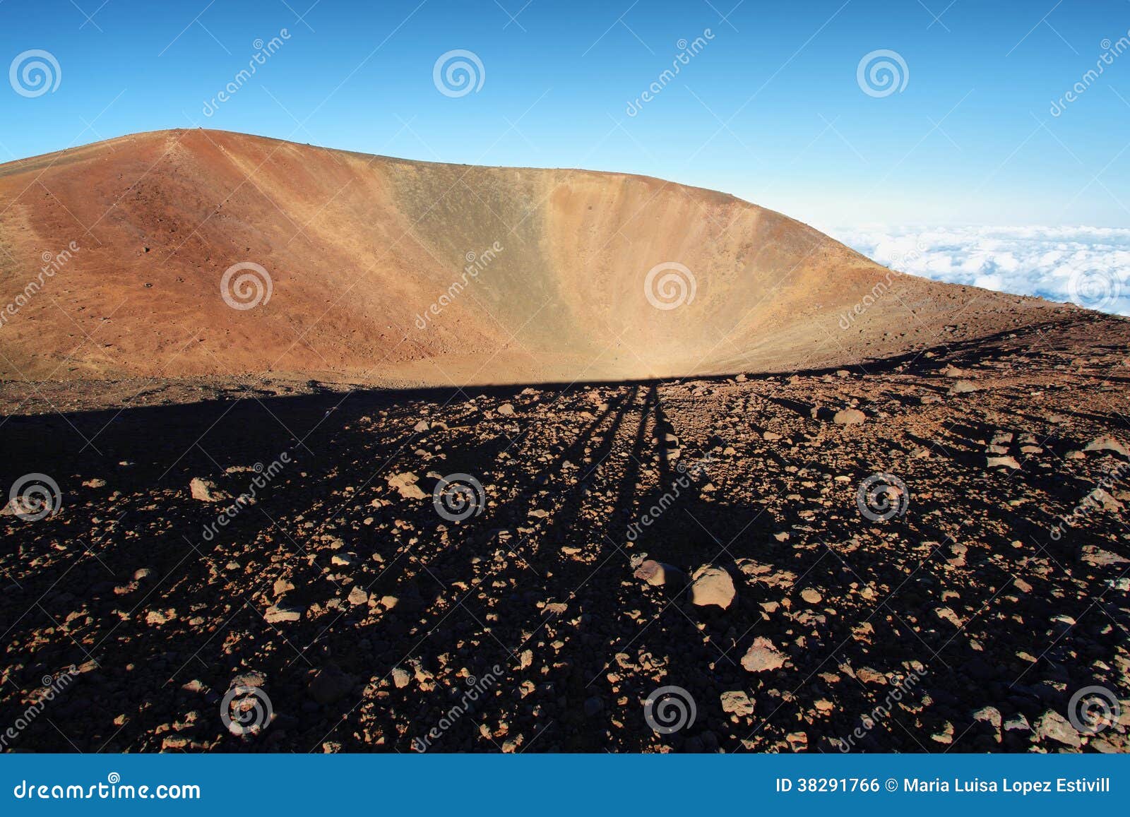 Extinct volcanic crater stock photo. Image of research - 38291766