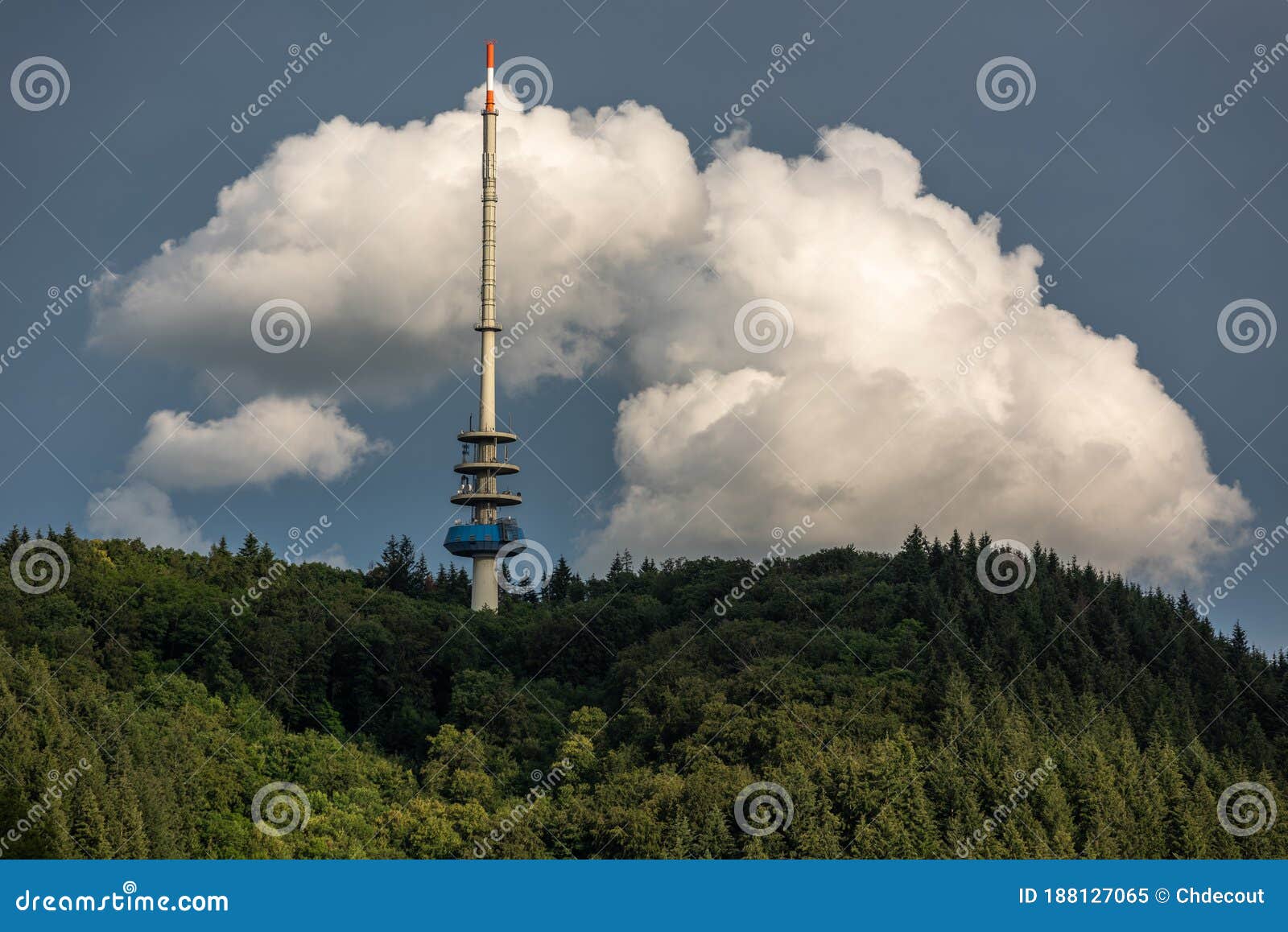 Extinct Volcano in the Kaiserstuhl Mountain Range Stock Image - Image ...