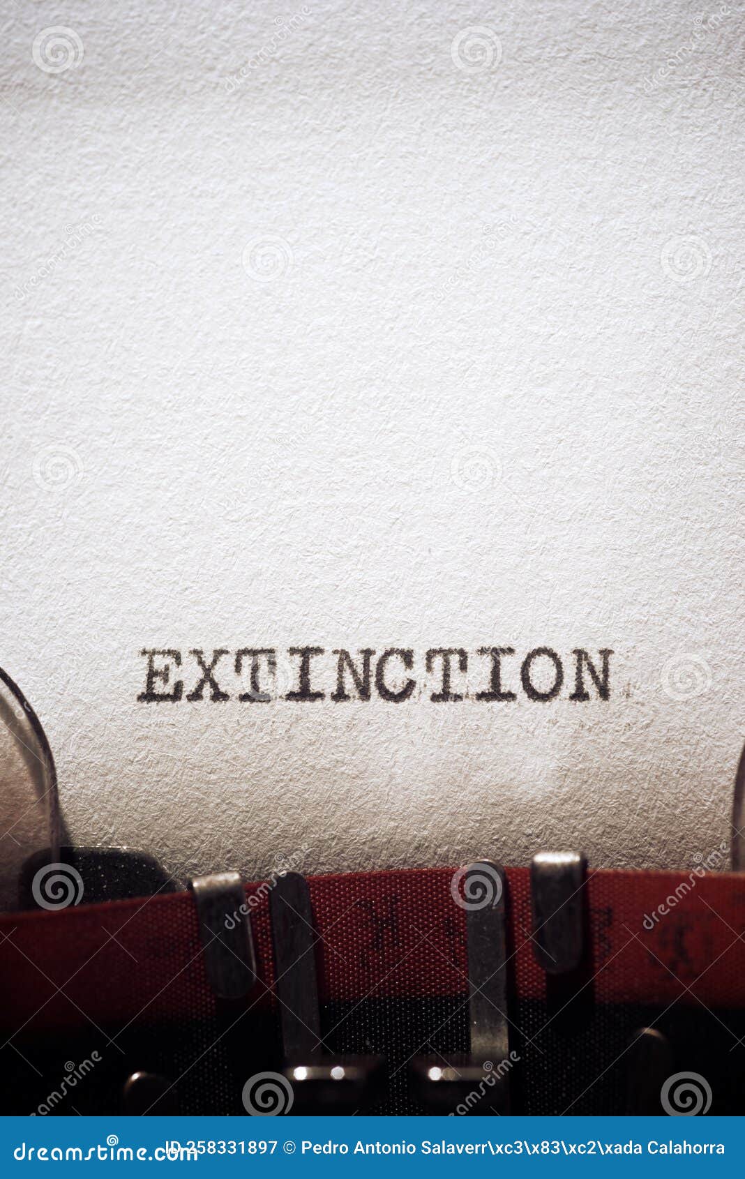 Extinction concept view stock image. Image of animal - 258331897