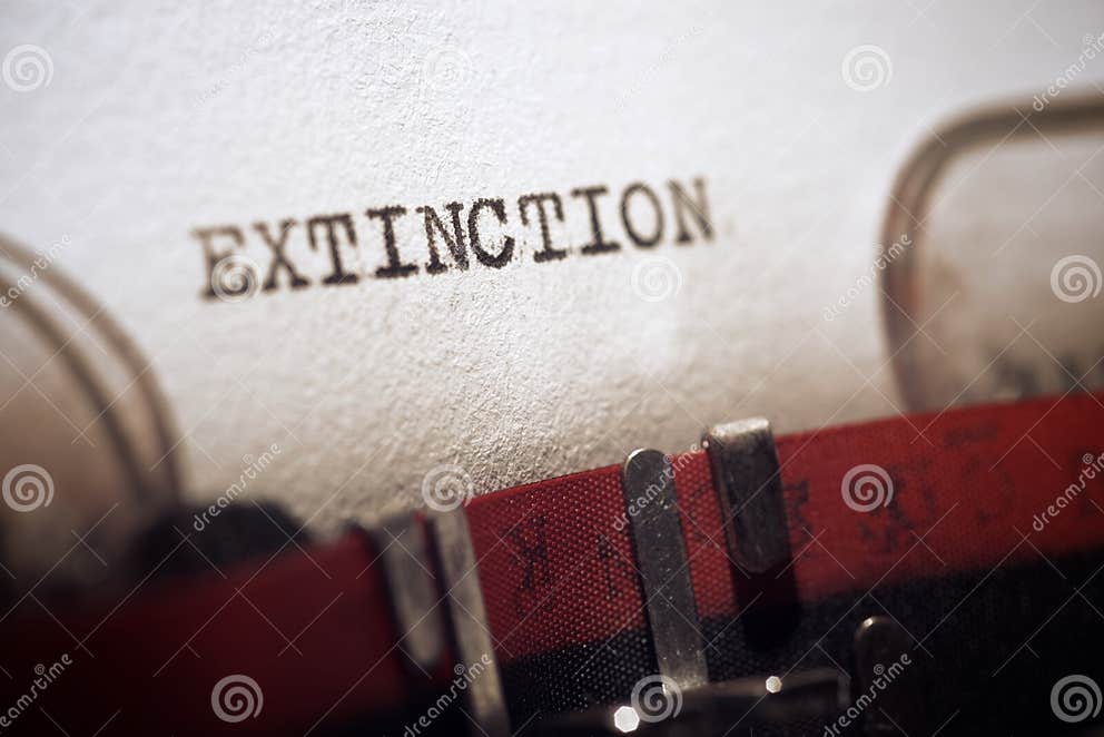 Extinction concept view stock photo. Image of existence - 258331910