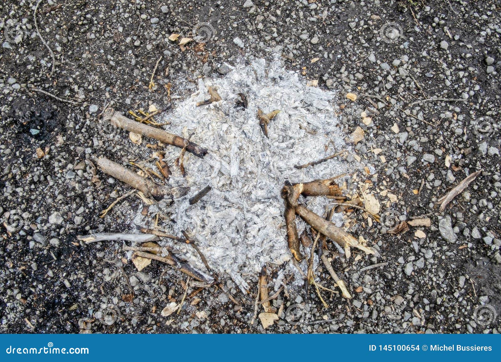 Extinguished Fire on the Ground Stock Photo - Image of burnt, fire ...