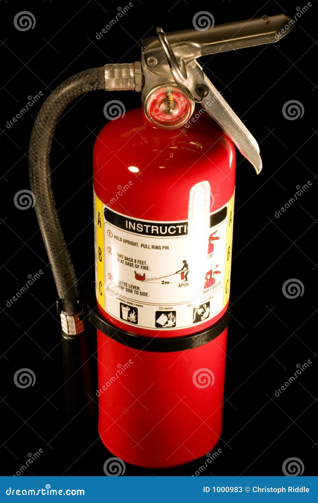 Extintor imagen de archivo. Imagen de prevenga, fuego - 1000983