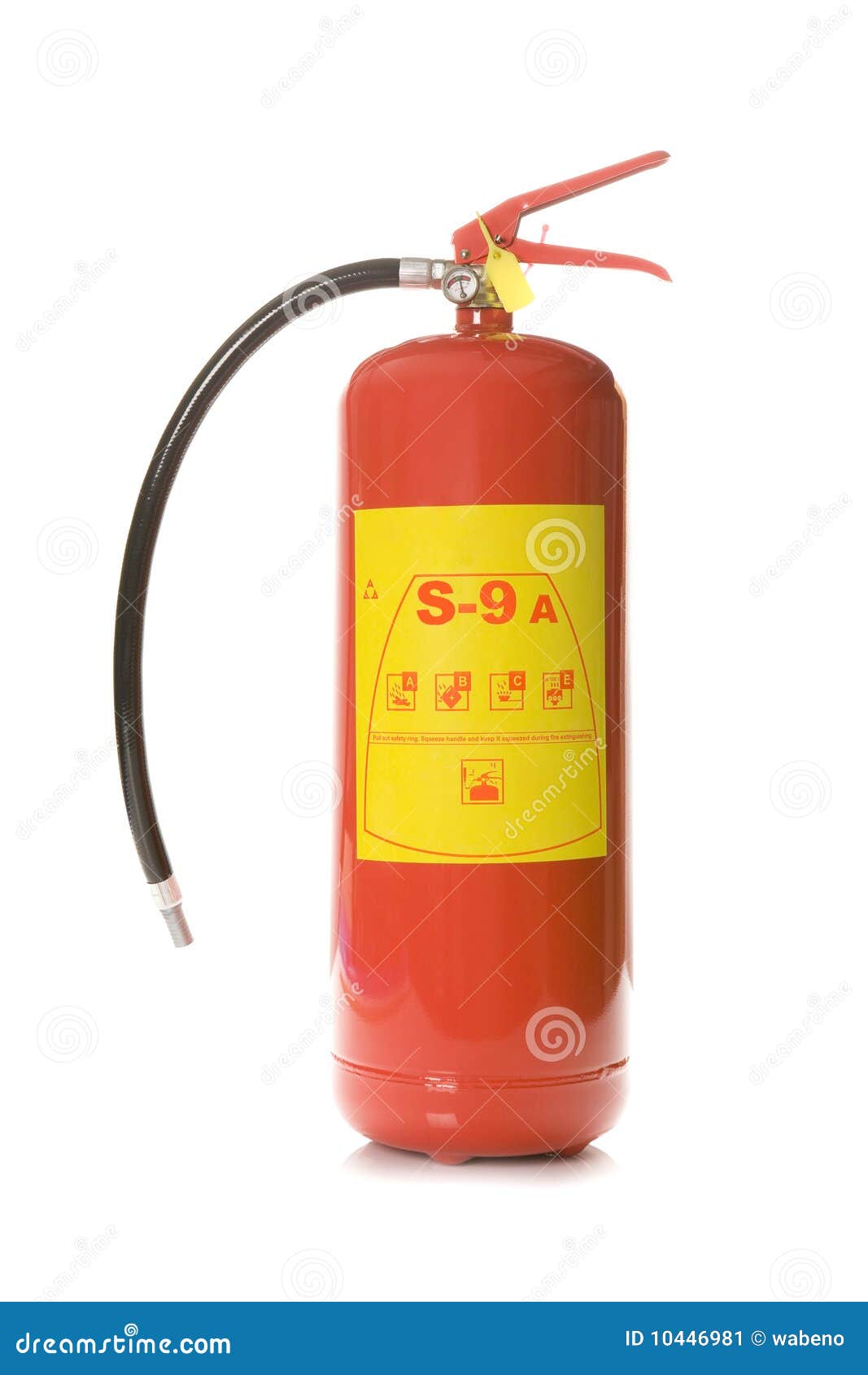 Extintor imagen de archivo. Imagen de emergencia, servicios - 10446981