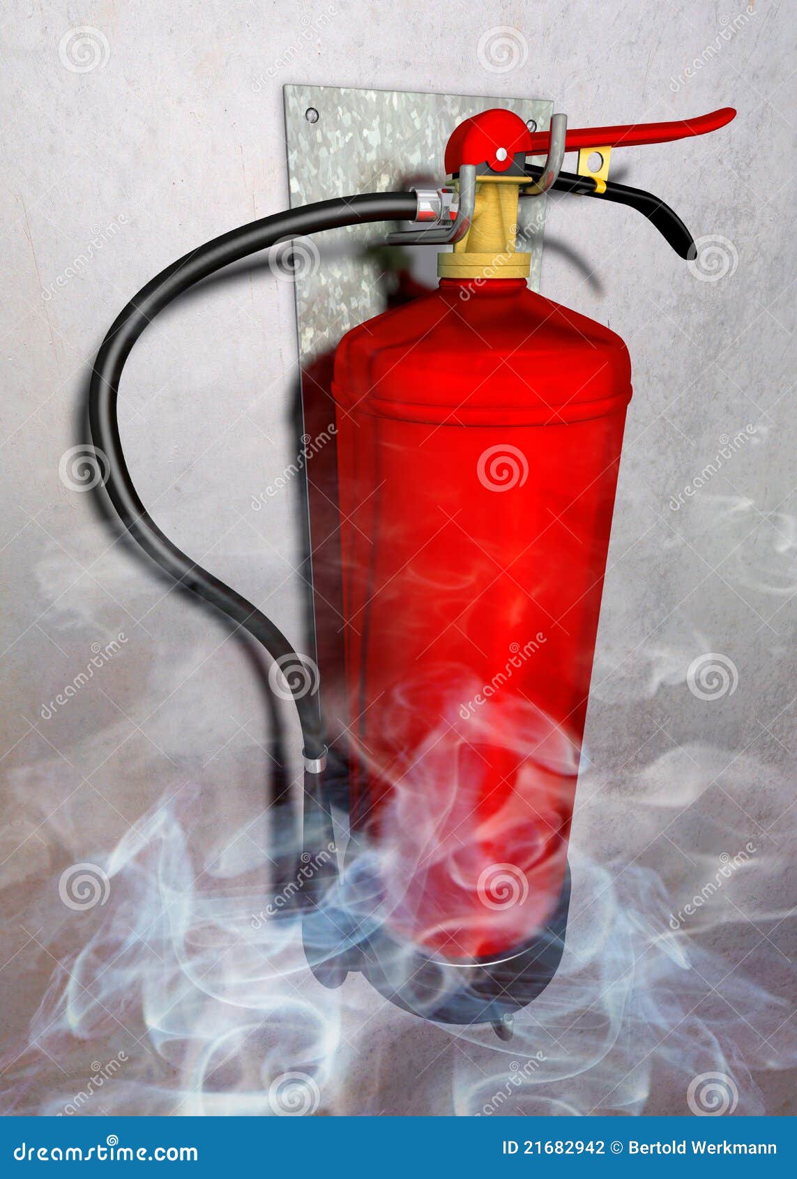 Extintor foto de archivo. Imagen de levantamiento, polvo - 21682942