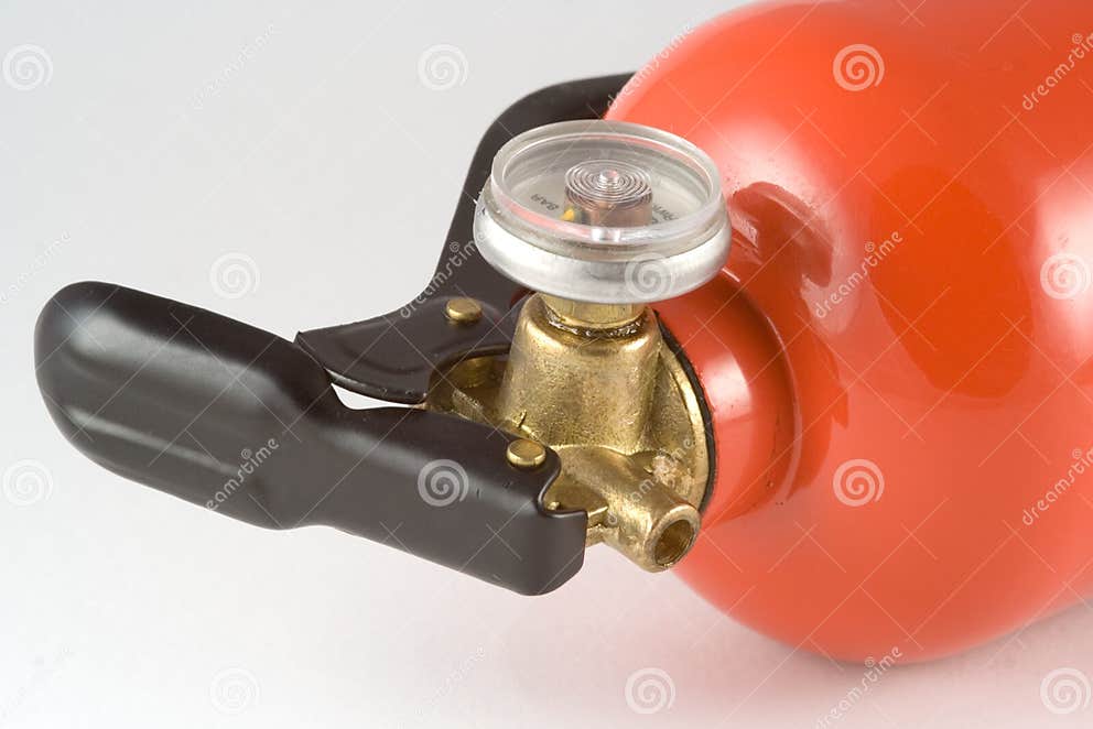 Extintor imagen de archivo. Imagen de boquilla, hundimiento - 884045