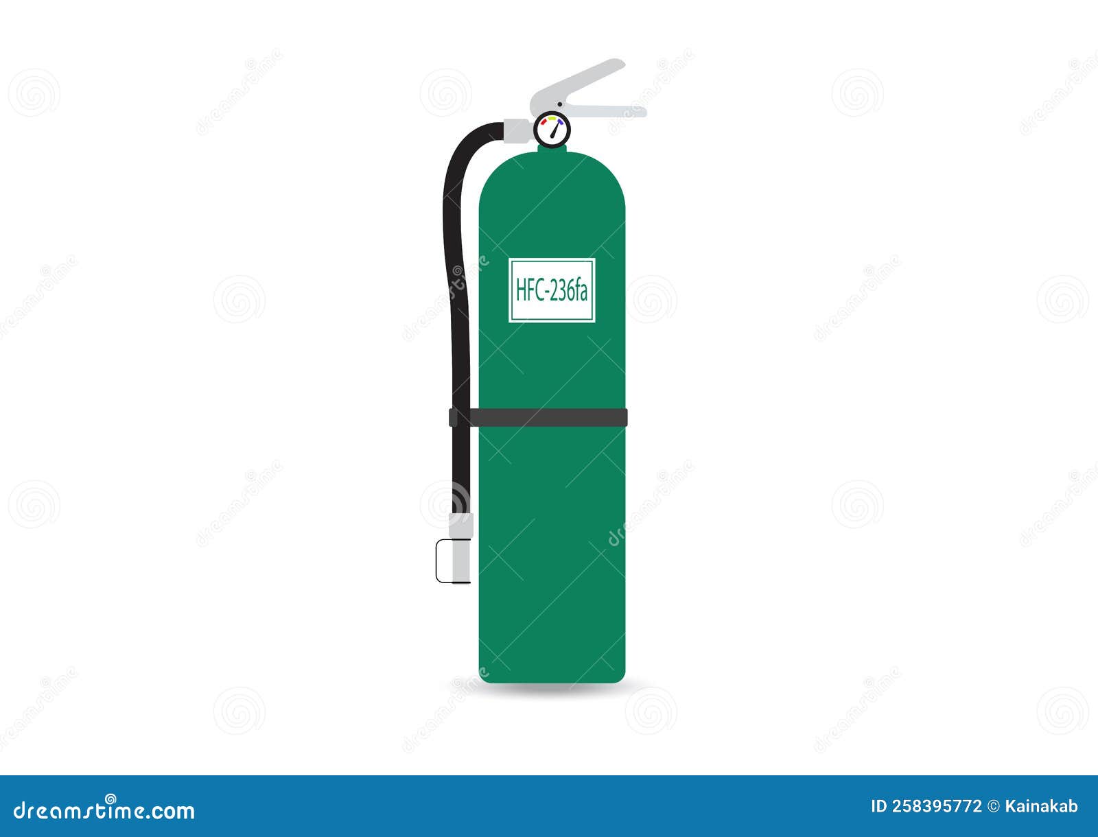 Extintor De Incendios Verde Stock de ilustración - Ilustración de icono ...