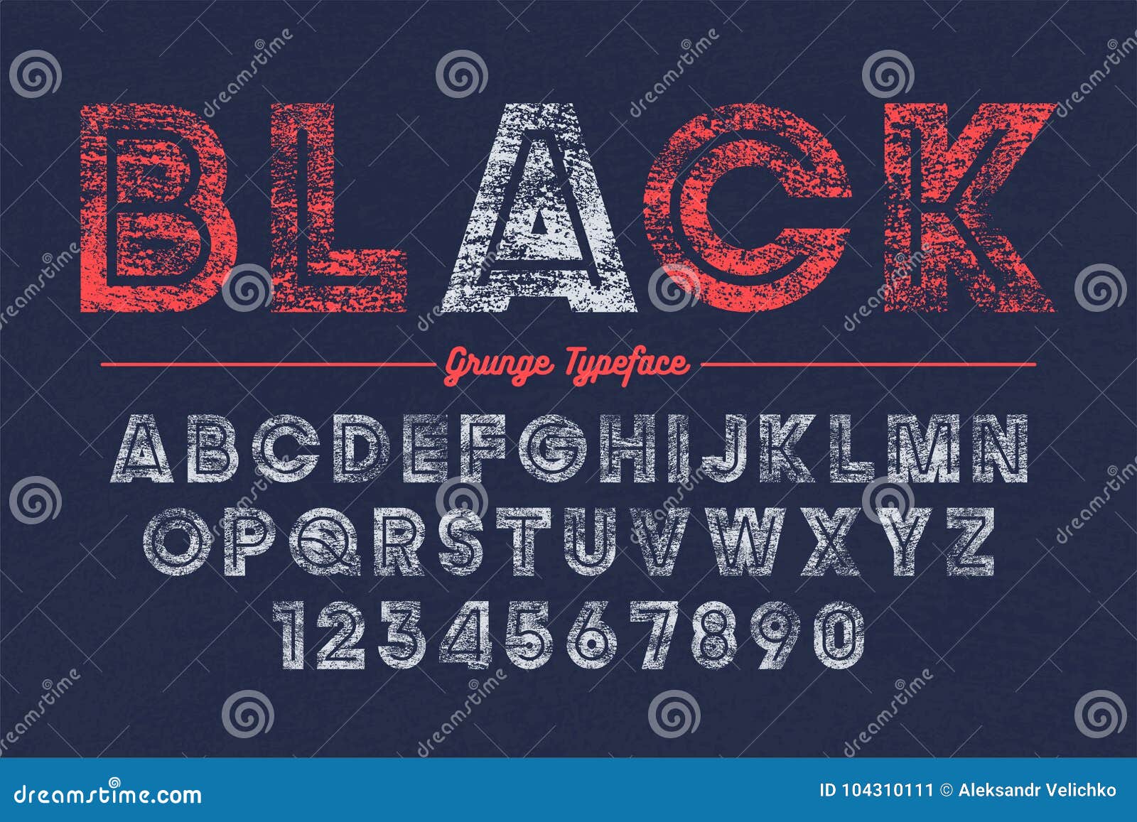 Extra Bold Vector Decorative Bold Font Design, Grunge, Alphabet ...
