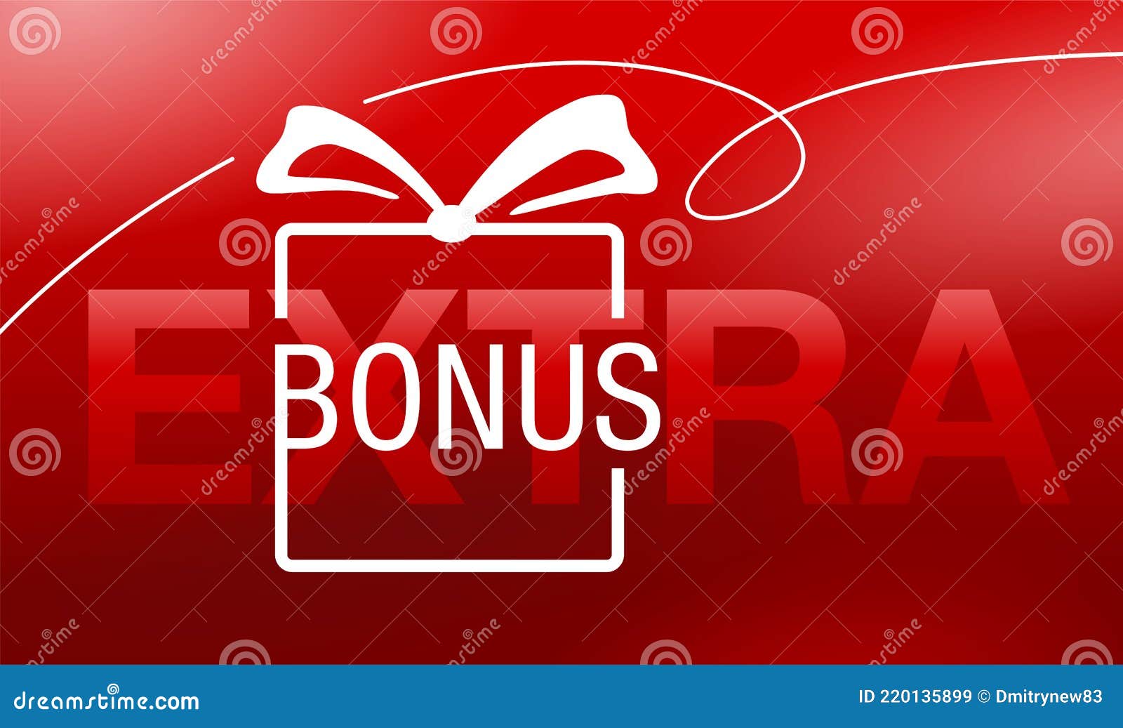 Extra Bonus Banner for Special Bonus Program Stock Vector ...