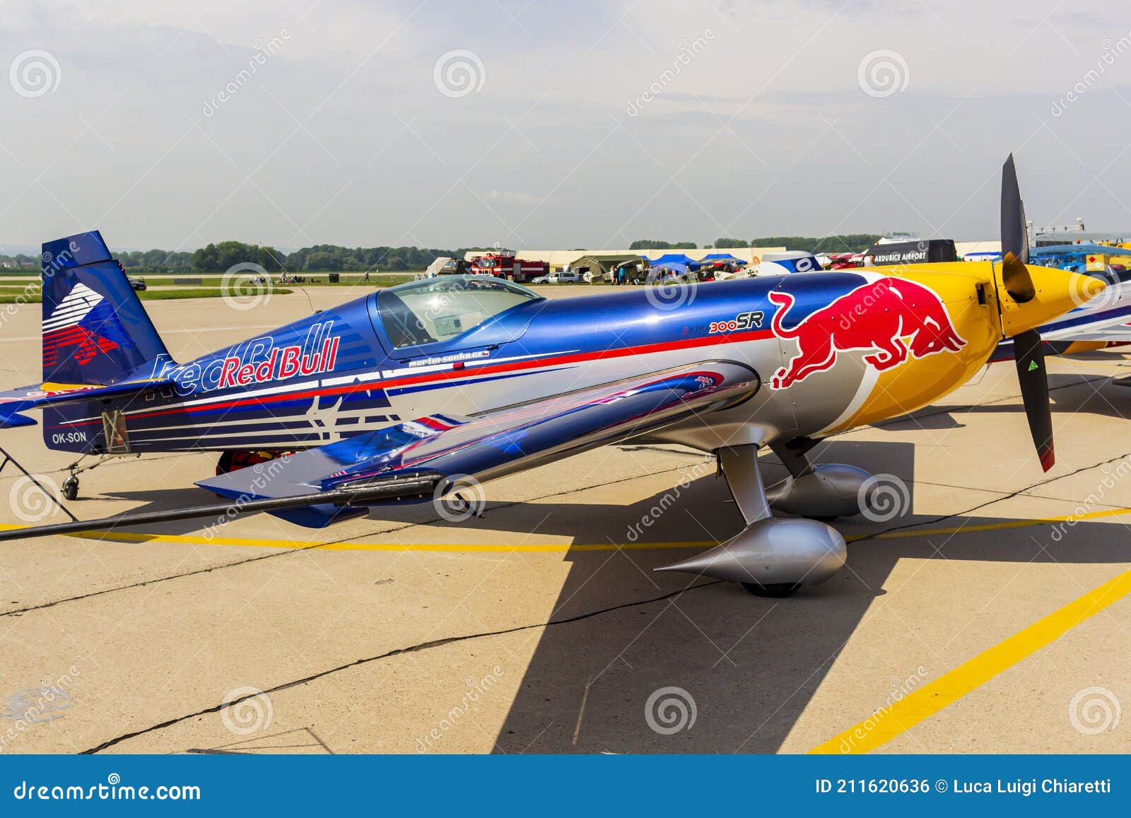 Red Bull Flying Bulls - F4U-4 Corsair Editorial Image | CartoonDealer ...