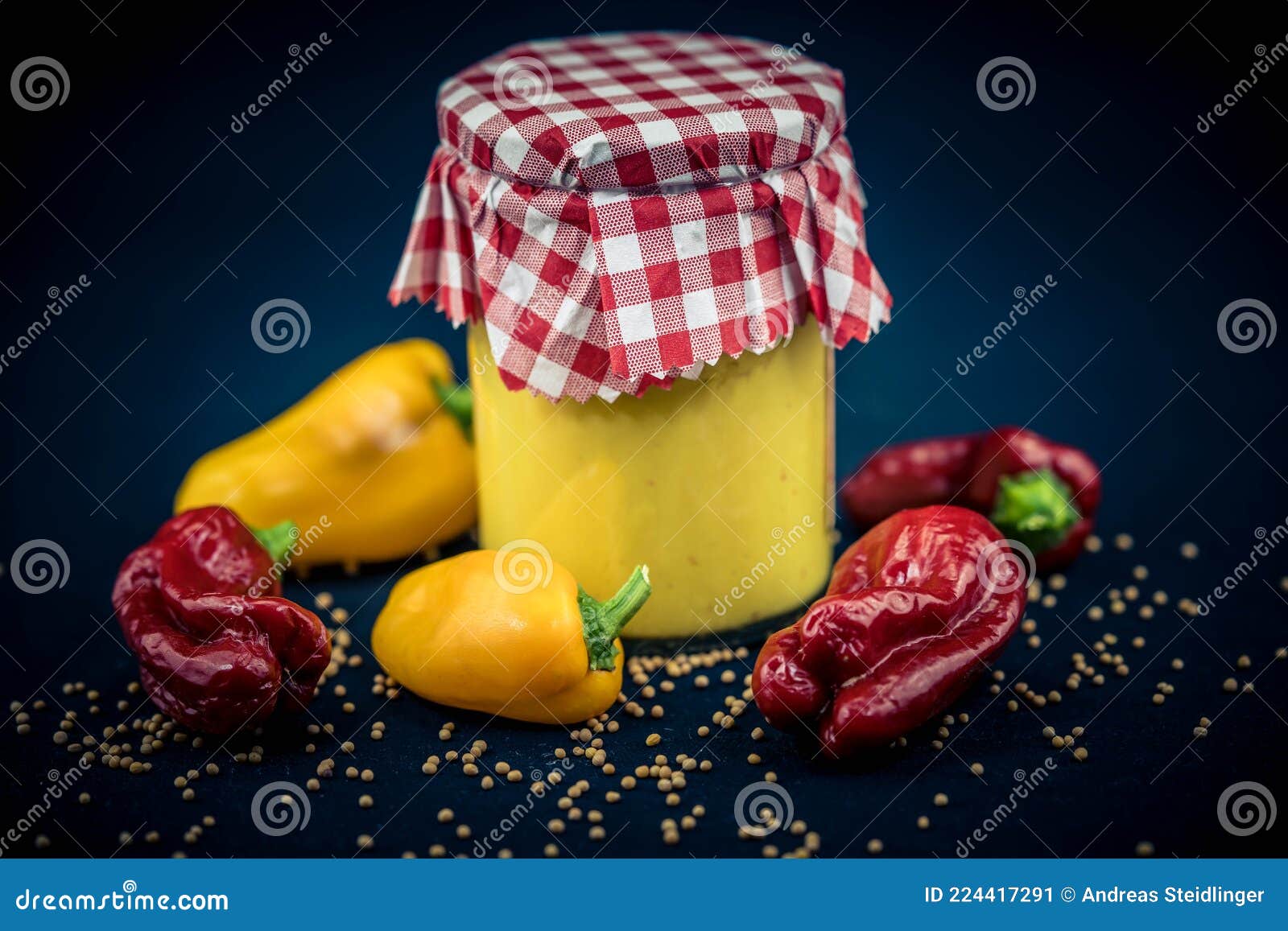 Extra hot mustard stock image. Image of healthy, homemade - 224417291