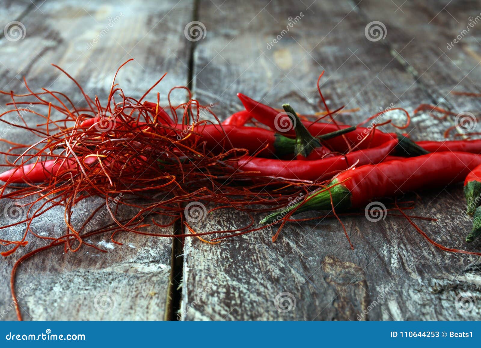 Extra Hot Red Chili Pepper Strings, Threads on White Background Stock ...