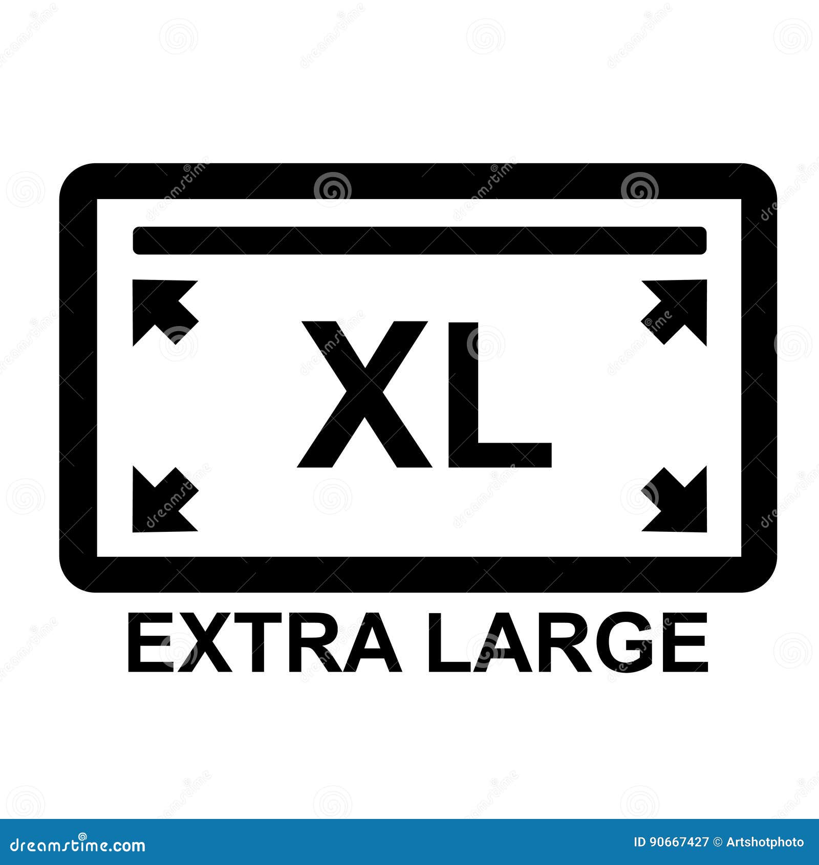 Extra Large Icon. Element Of Laundry Icon For Mobile Concept And Web ...