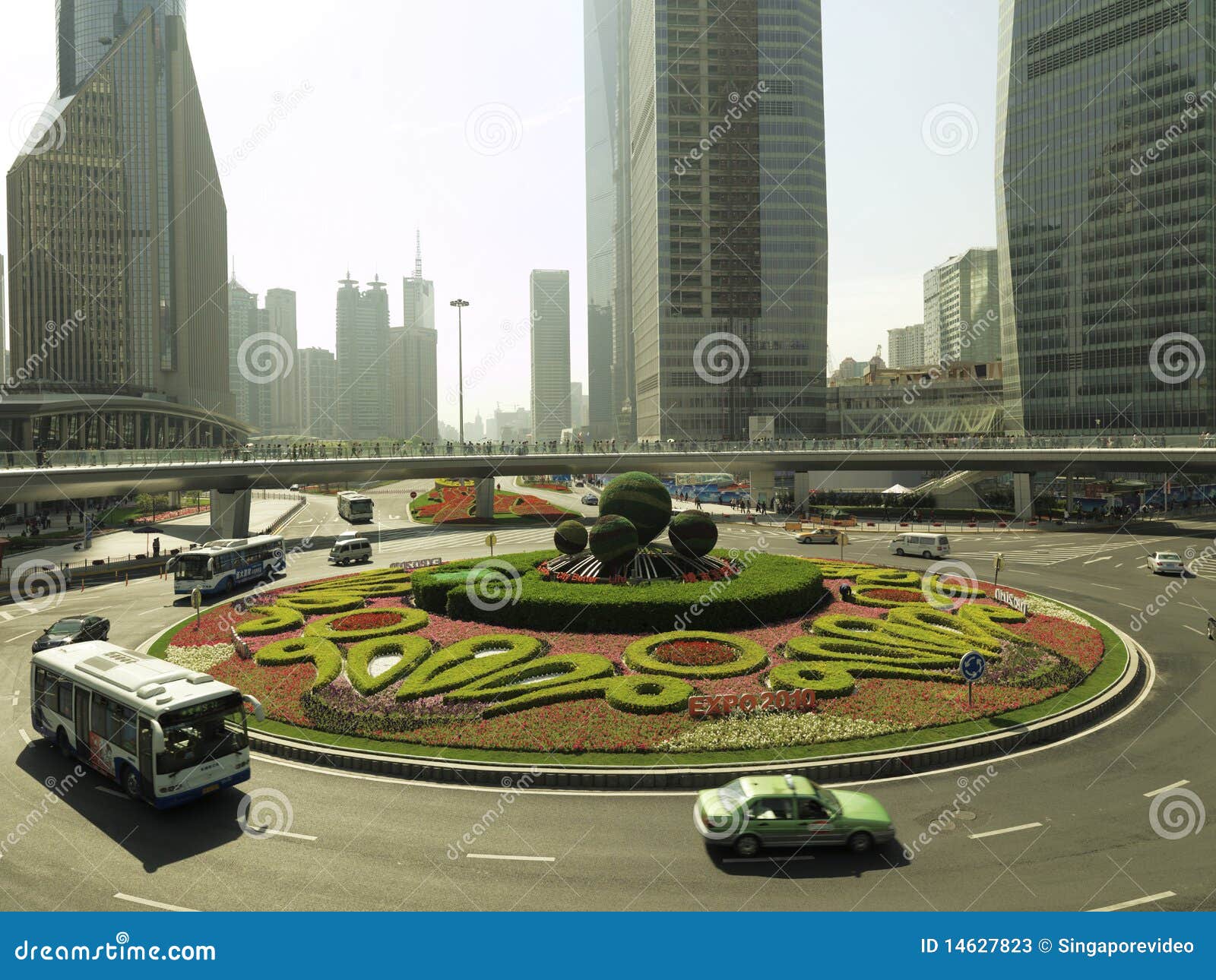 Extra Large Pic of Shanghai Business District Editorial Stock Photo ...