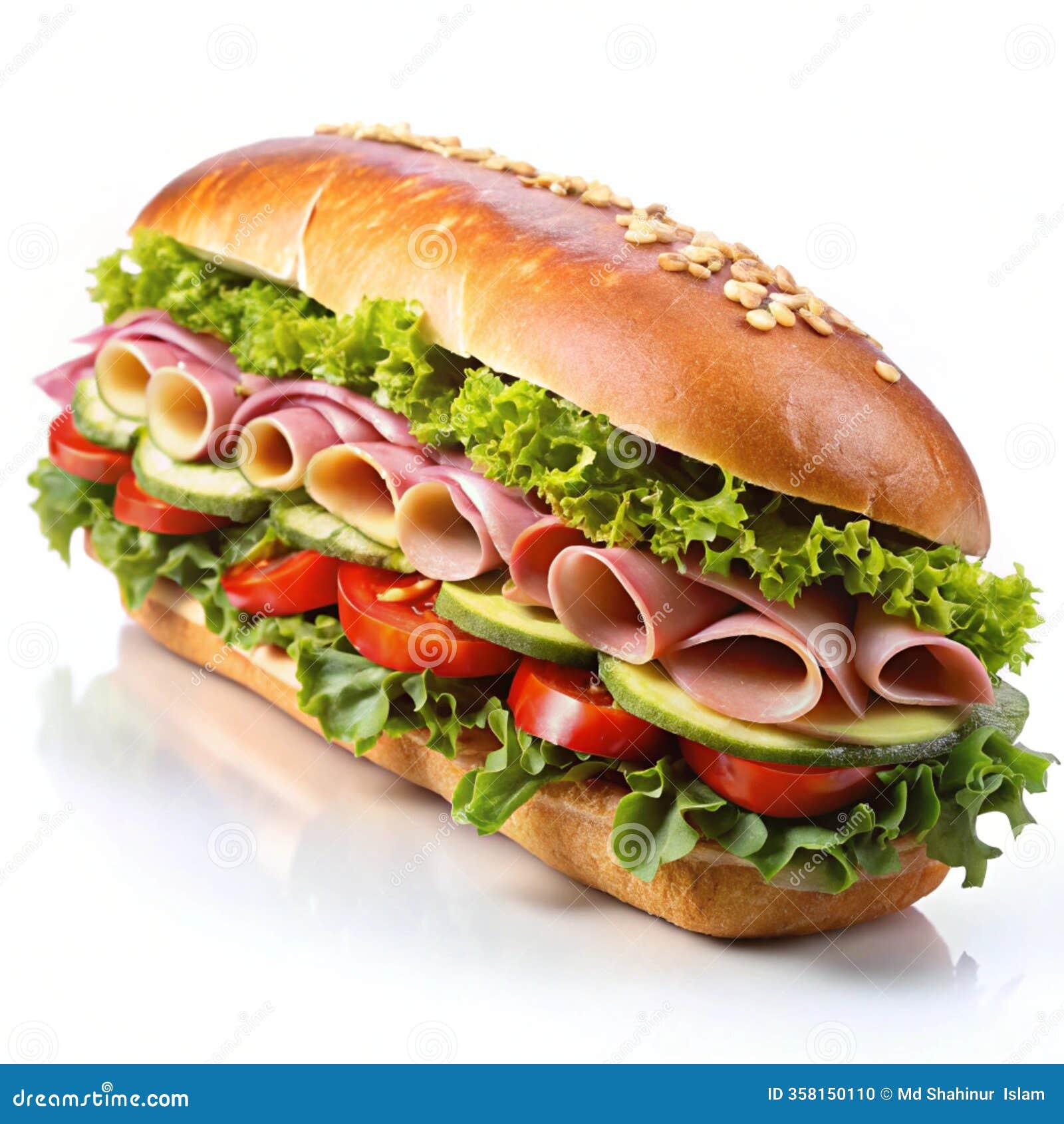 Submarine Sandwich Cartoon Character Vector Illustration ...