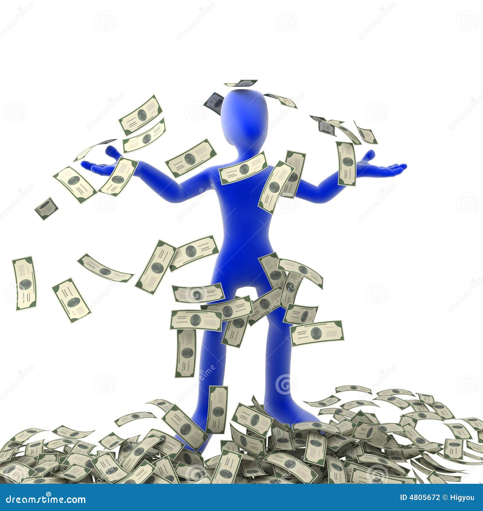 Extra Money stock illustration. Illustration of profit - 4805672