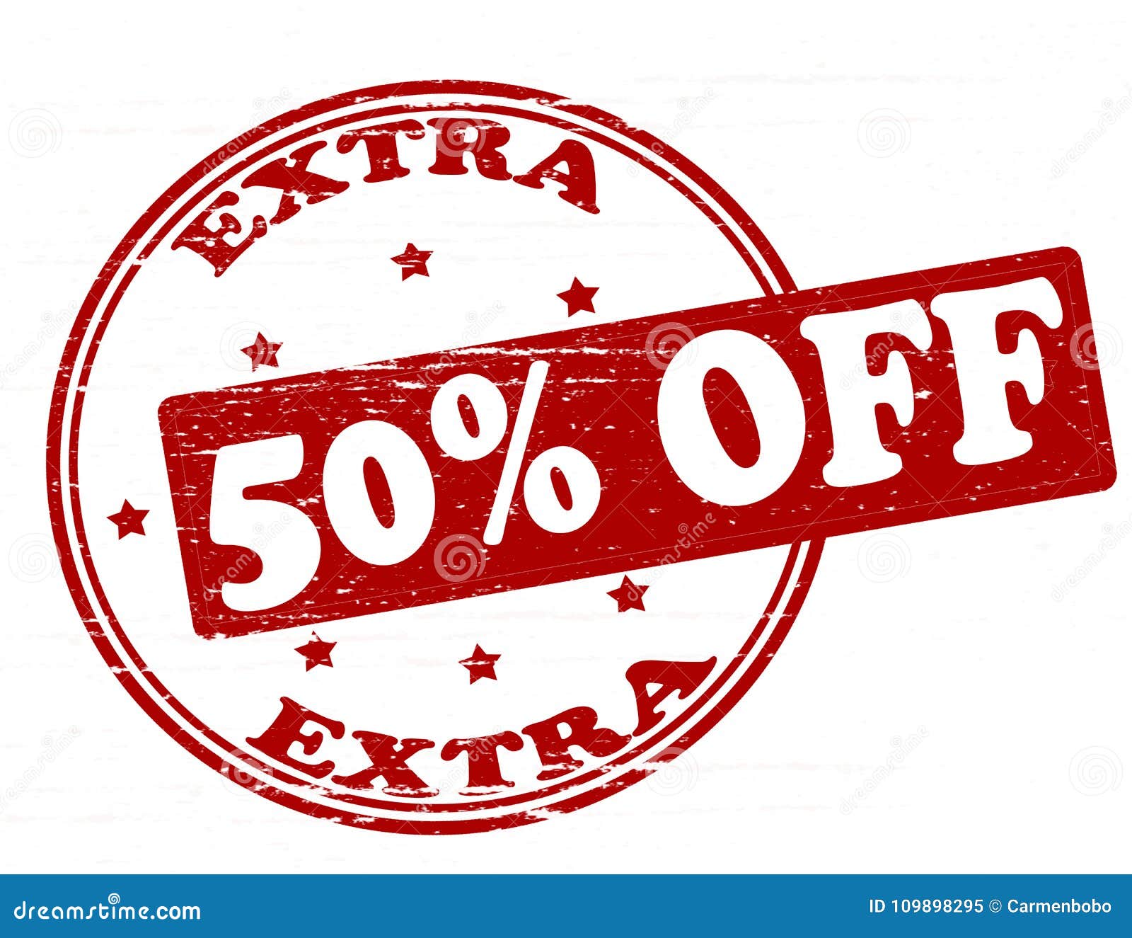 Extra off stock illustration. Illustration of concept - 109898295