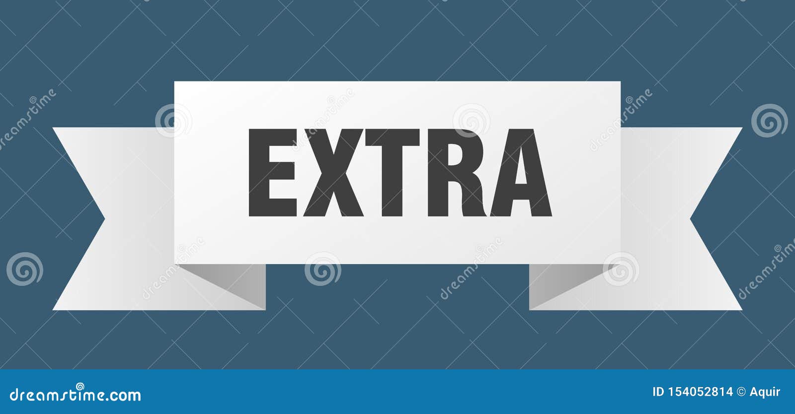 Extra ribbon. stock vector. Illustration of ribbon, band - 154052814