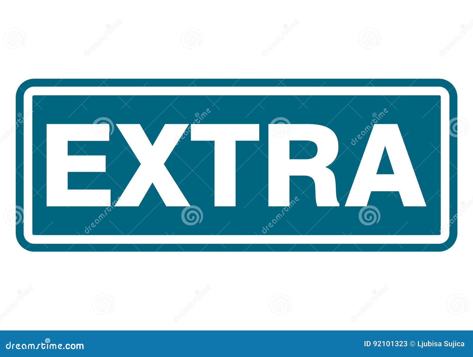 Extra sign, icon, stamp stock vector. Illustration of gratis - 92101323
