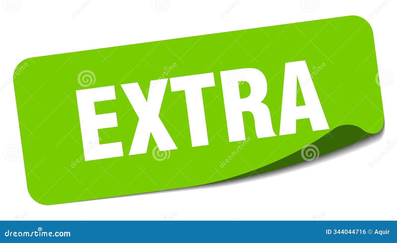 Extra Sticker. Cartoon Vector | CartoonDealer.com #158776251