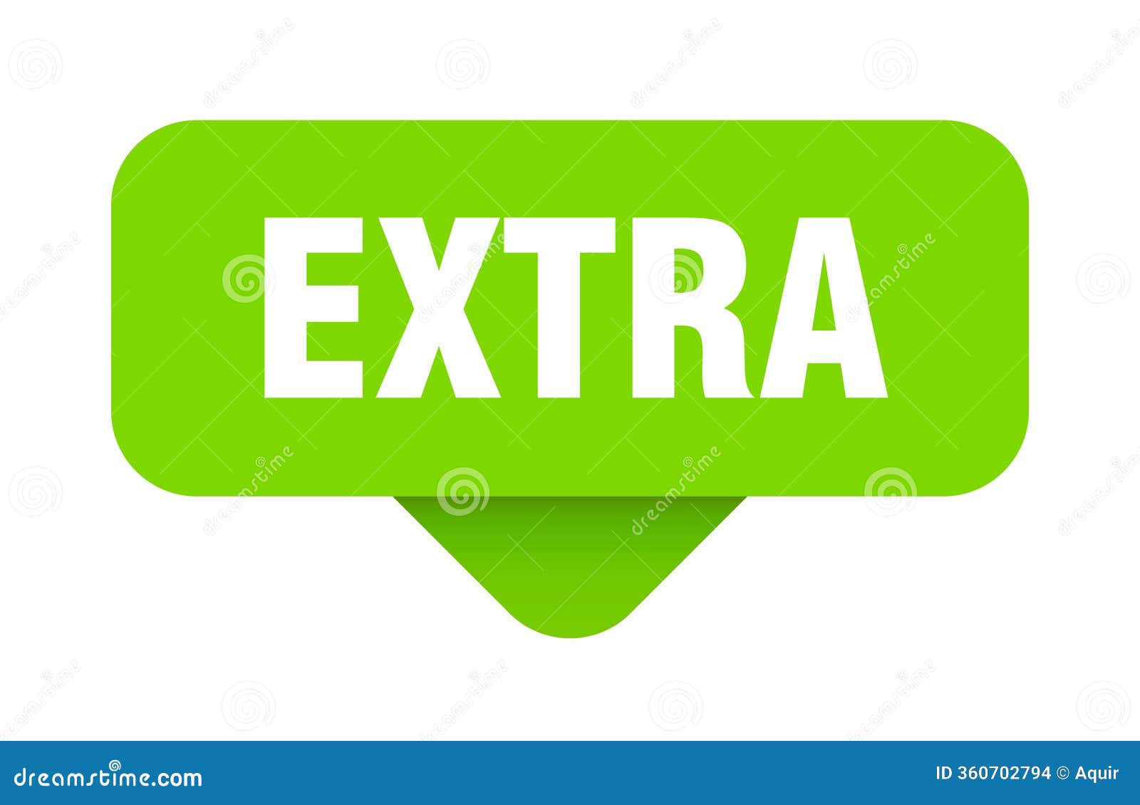 Extra Sticker. Extra Sign On Transparent Background Vector Illustration ...
