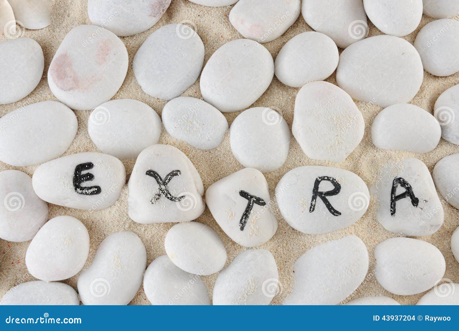 Extra word stock photo. Image of textured, group, stone - 43937204