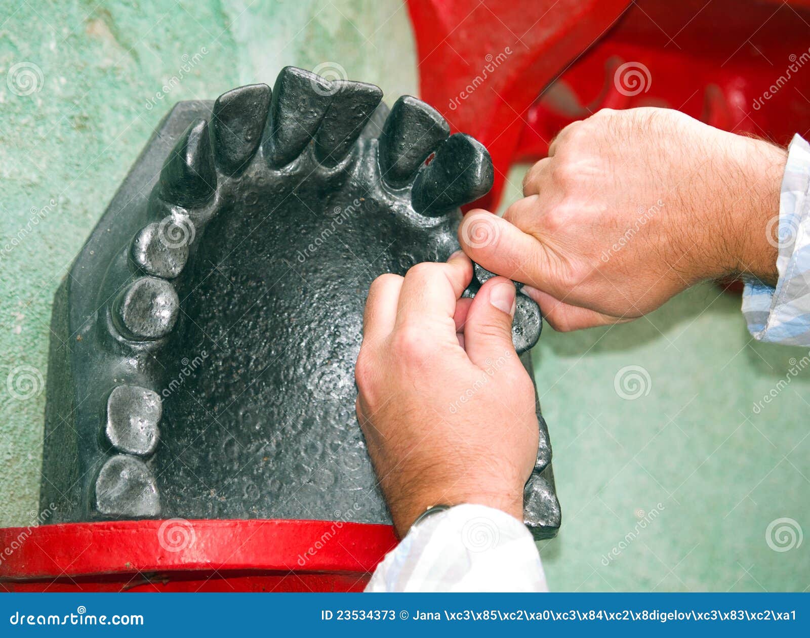 Extract Tooth from Sculpture Stock Image - Image of stomatologist ...