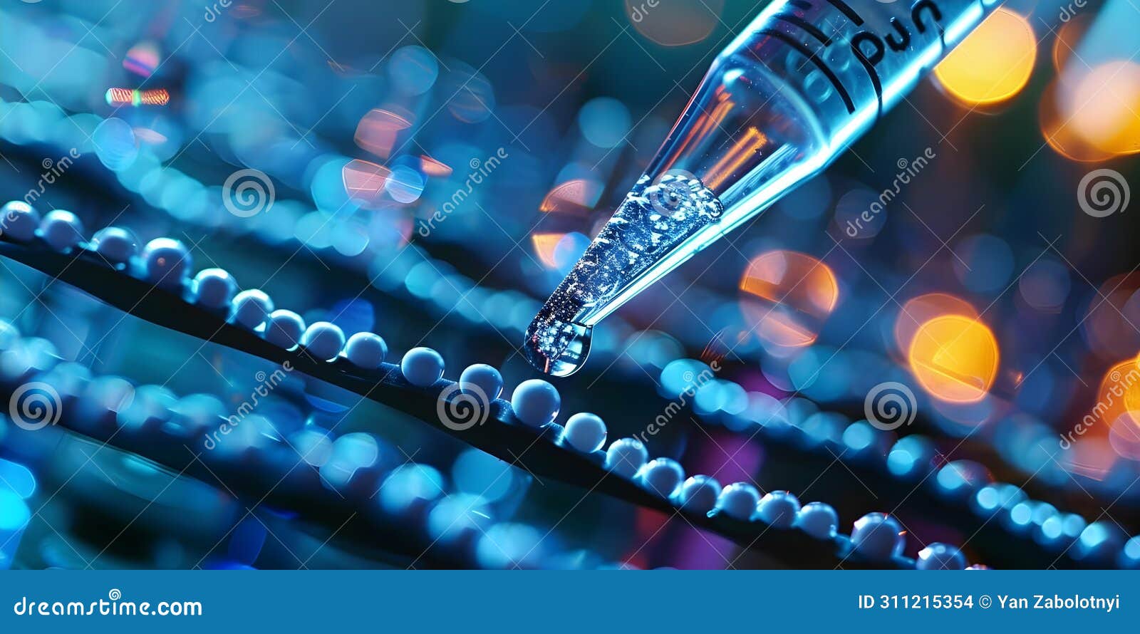 Extracting DNA Samples in the Lab for Forensic Biotech Analysis ...