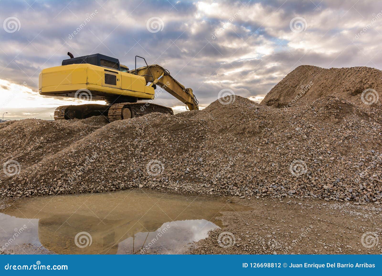Extracting Stone for Its Transformation into Gravel for the ...