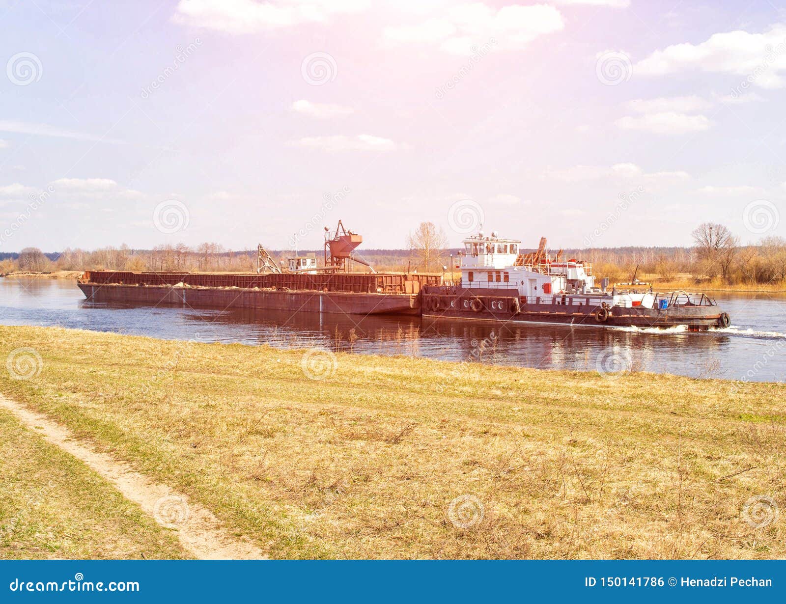 Extraction of Construction River Sand Using a Special Vessel Dredger ...