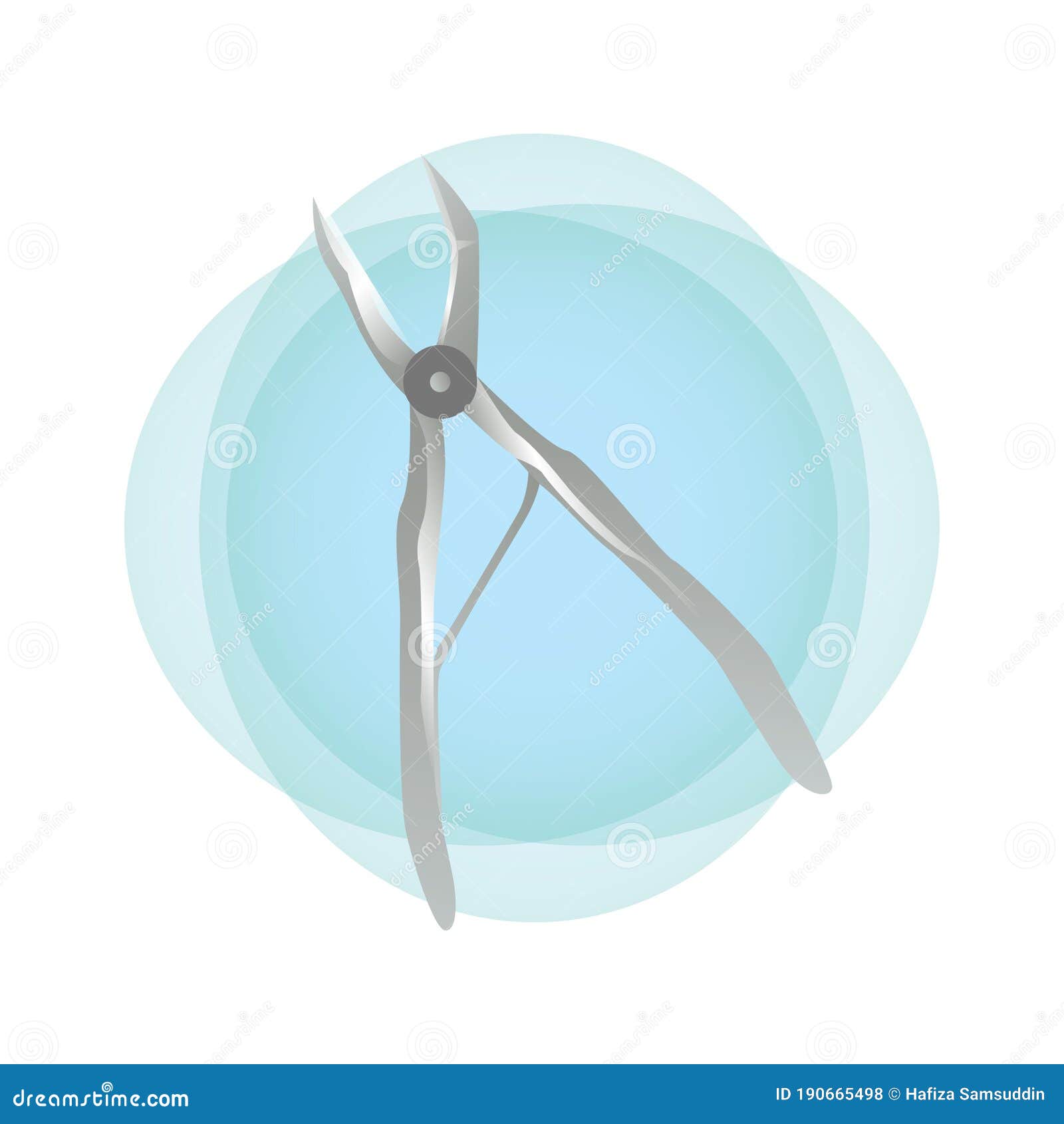 Extraction Forceps And Teeth, Concept 3D Illustration | CartoonDealer ...