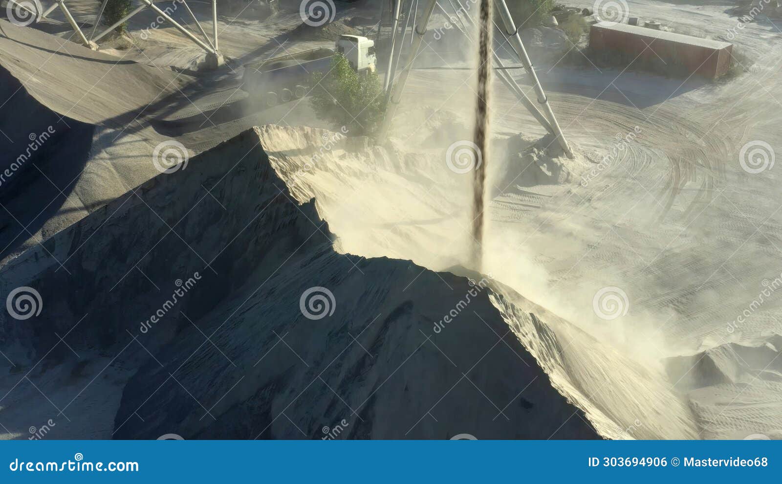 Extraction of Granite. Open Cast Mine. Stone Quarrying Stock Photo ...