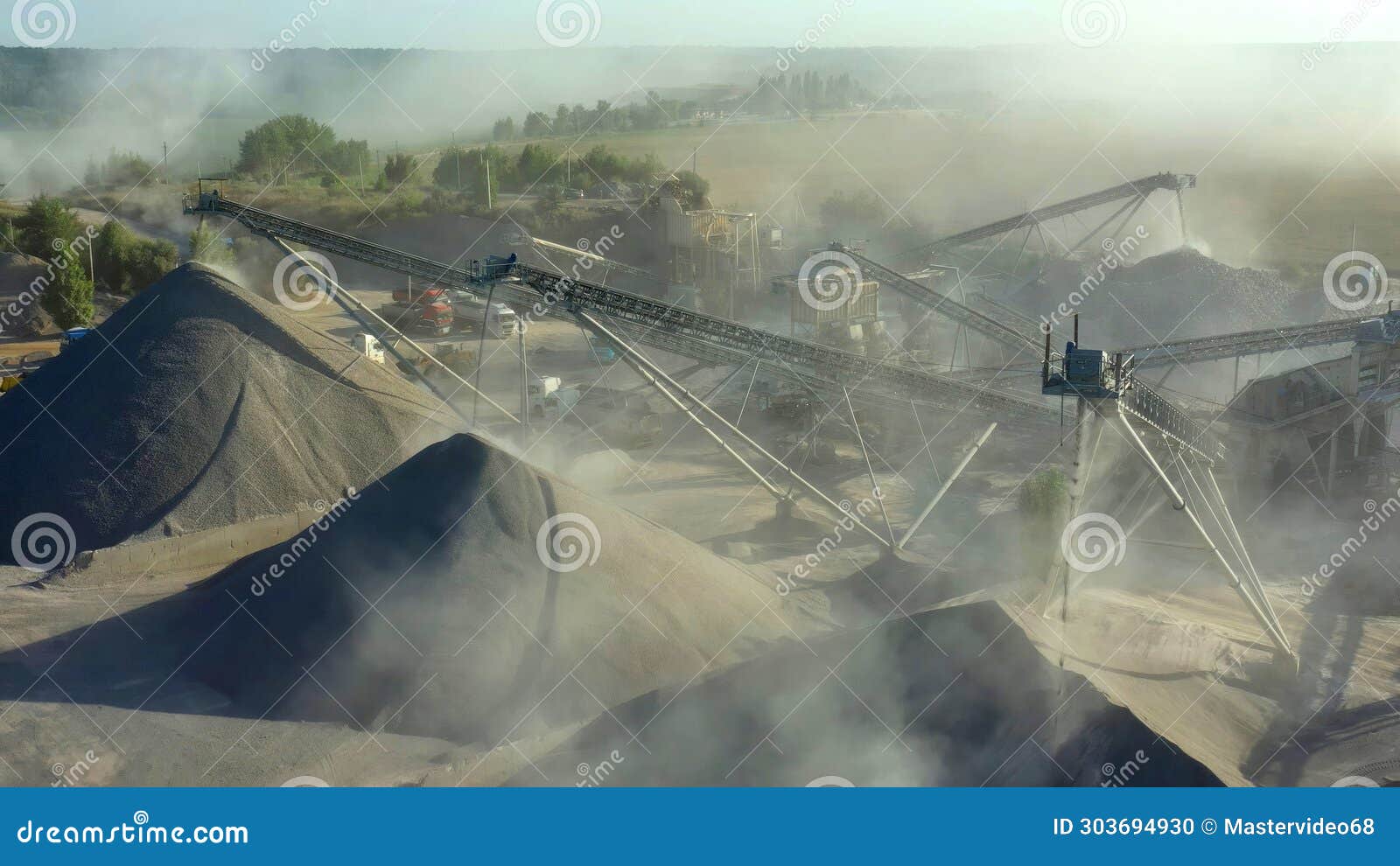 Extraction of Granite. Open Cast Mine. Stone Quarrying Stock Photo ...