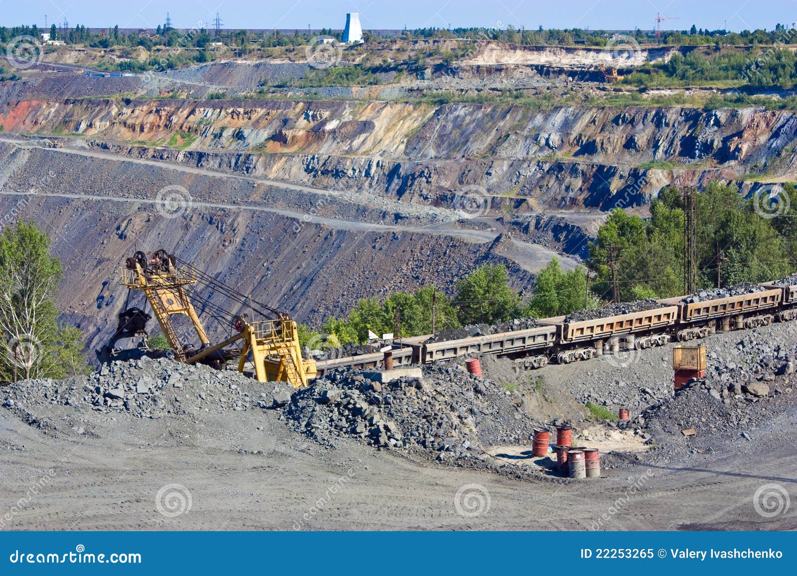 Extraction of iron stock image. Image of conveyor, extracting - 22253265