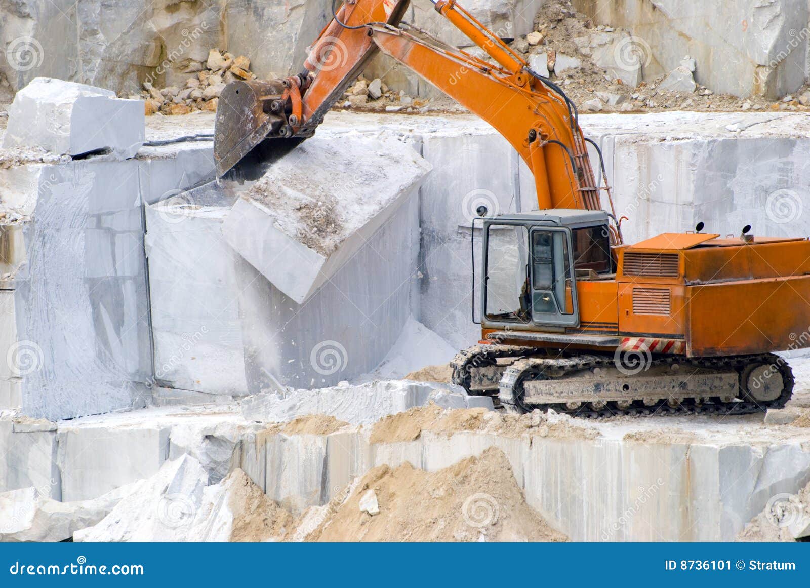 Extraction Of A Marble Royalty-Free Stock Photography | CartoonDealer ...