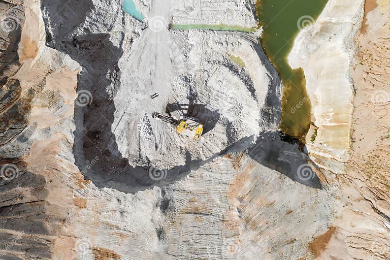 Extraction of Minerals by the Open Method. Mining, Extraction of Rocks ...